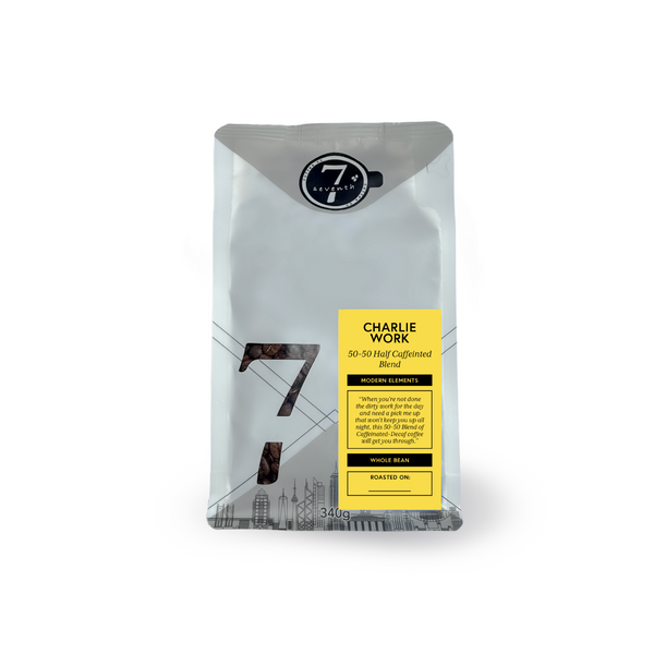 Charlie Work - 50/50 Half Caff – Seventh Coffee Company
